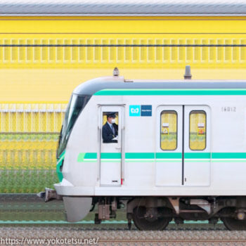 綾瀬検車区16000系16112F編成山側（1側） – 横鉄 -長編成サイドビュー-